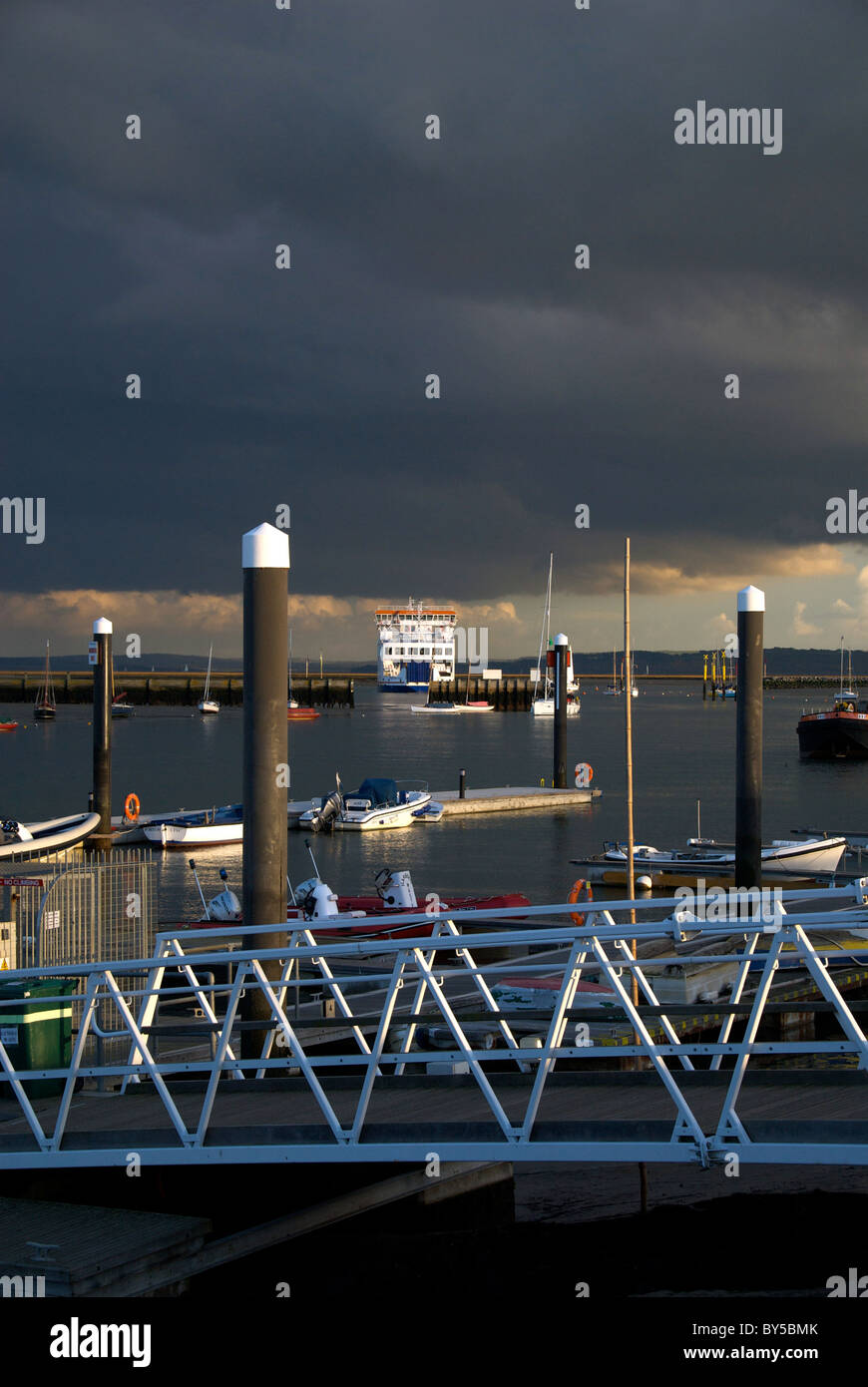 Lymington Harbour Lymington Estuary Hampshire High Resolution Stock ...