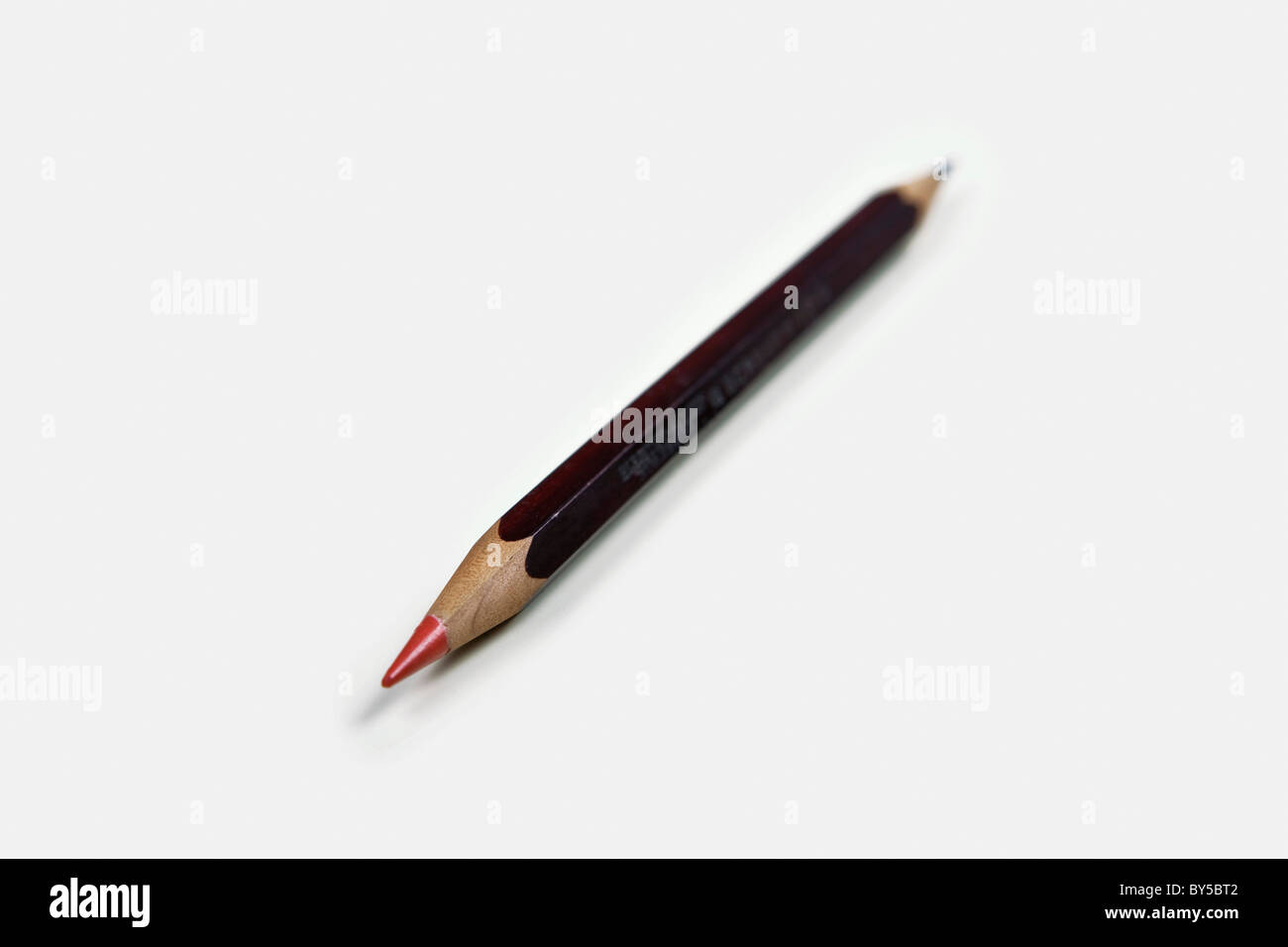 A double ended colored pencil Stock Photo - Alamy