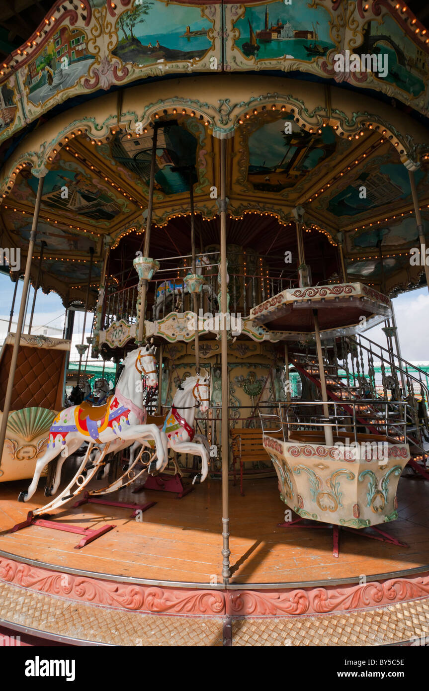 Merrygoround fairground ride hi-res stock photography and images - Alamy