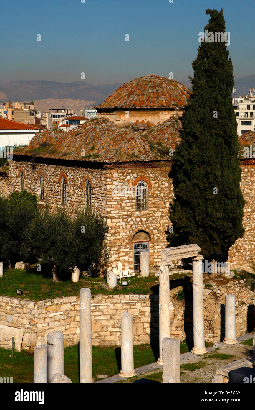 Roman Agora(market) in old Athens Greece Stock Photo - Alamy