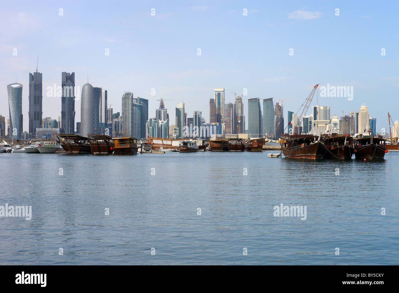 Doha seaport hi-res stock photography and images - Alamy
