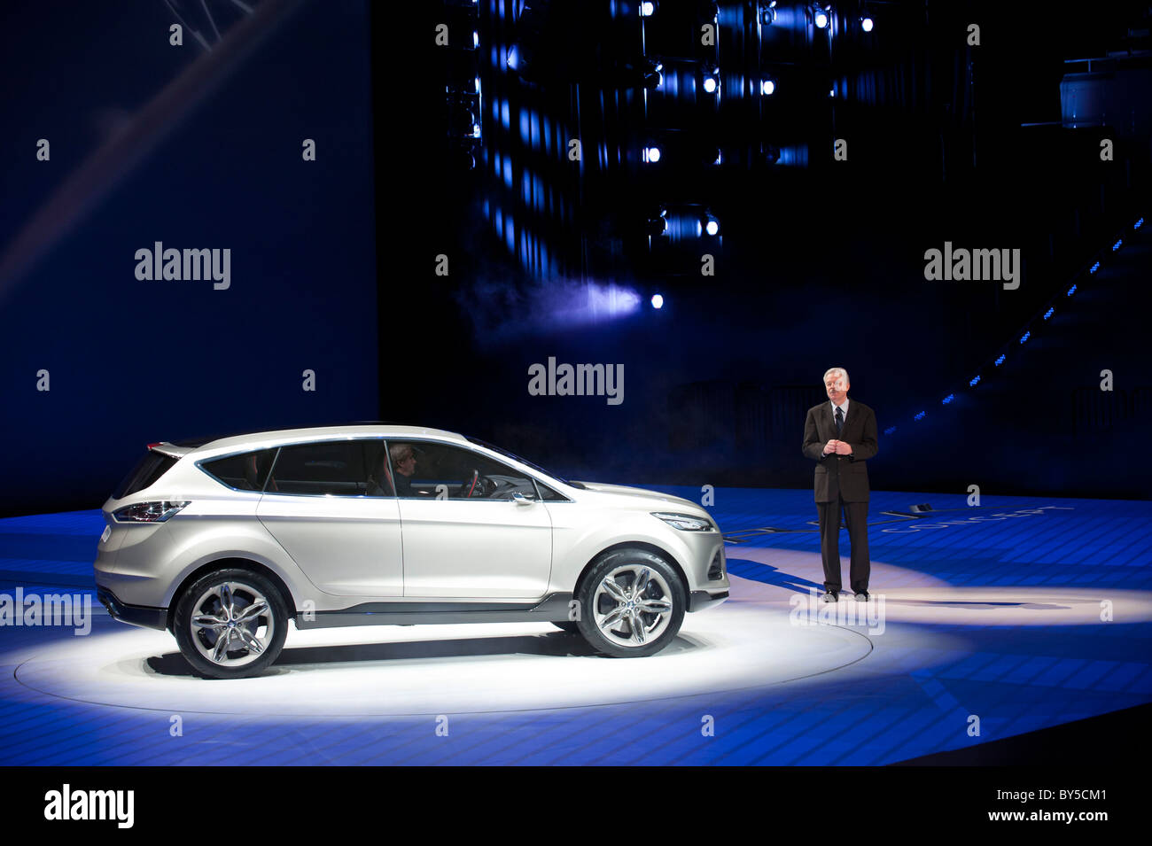 Derek Kuzak, Ford Motor Company Chief of Product development, with the ... Derek Kuzak, Ford Motor Company Chief of Product development, with the ...