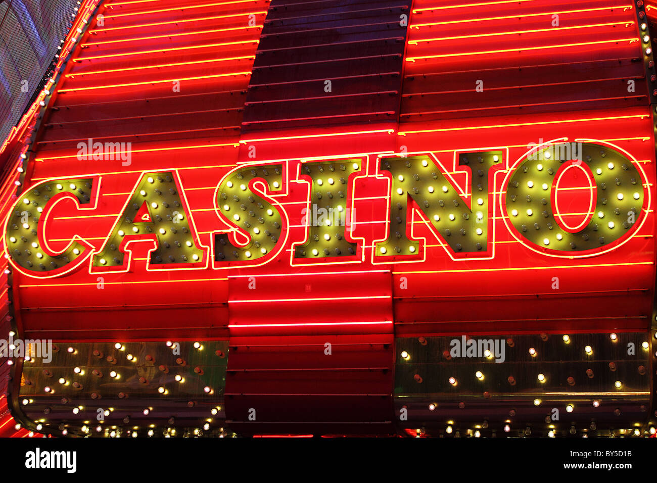 Vintage feel neon signs Stock Photo - Alamy