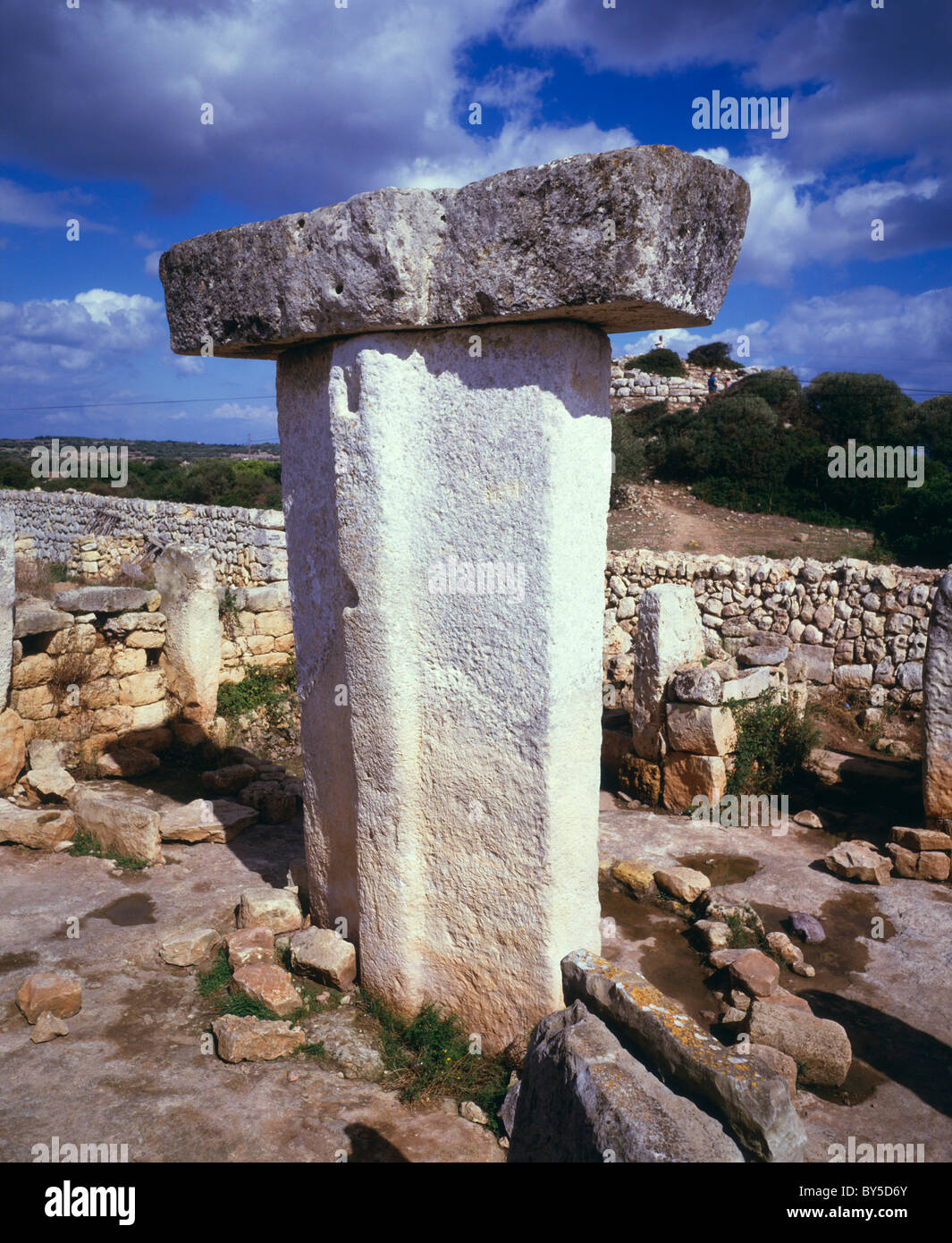 Prehistoric site taula hi-res stock photography and images - Alamy