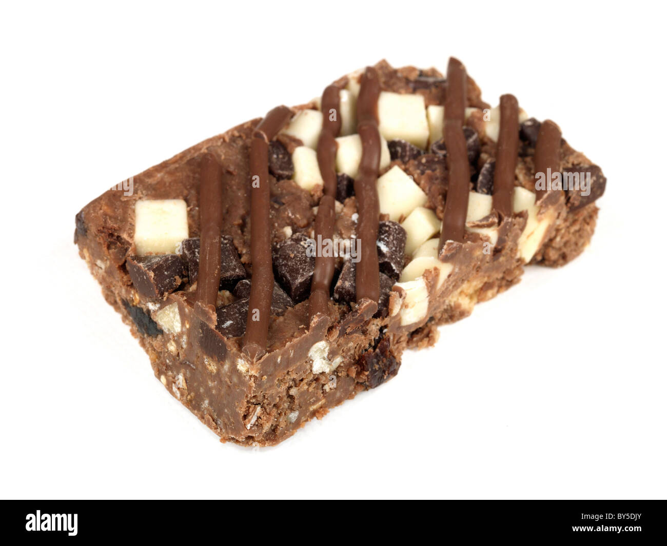 Biscuit cake with chocolate Cut Out Stock Images & Pictures - Alamy