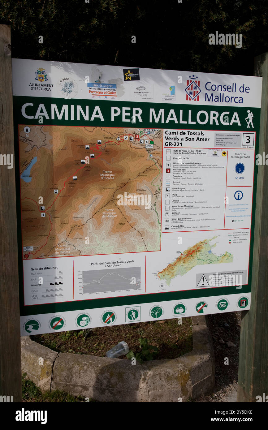 Map Of Mallorca Spain High Resolution Stock Photography and Images - Alamy