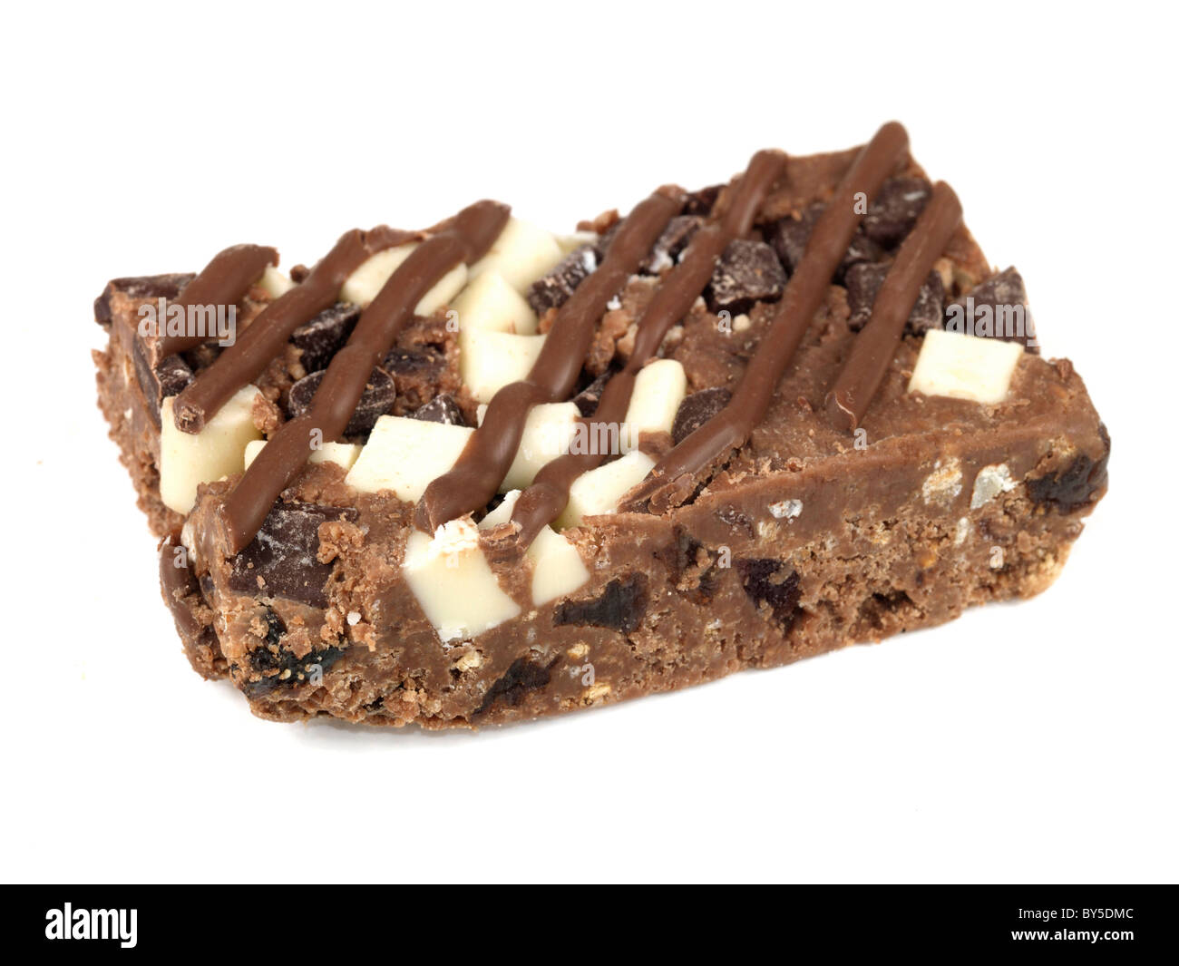 Chocolate and Nut Tiffin Stock Photo - Alamy