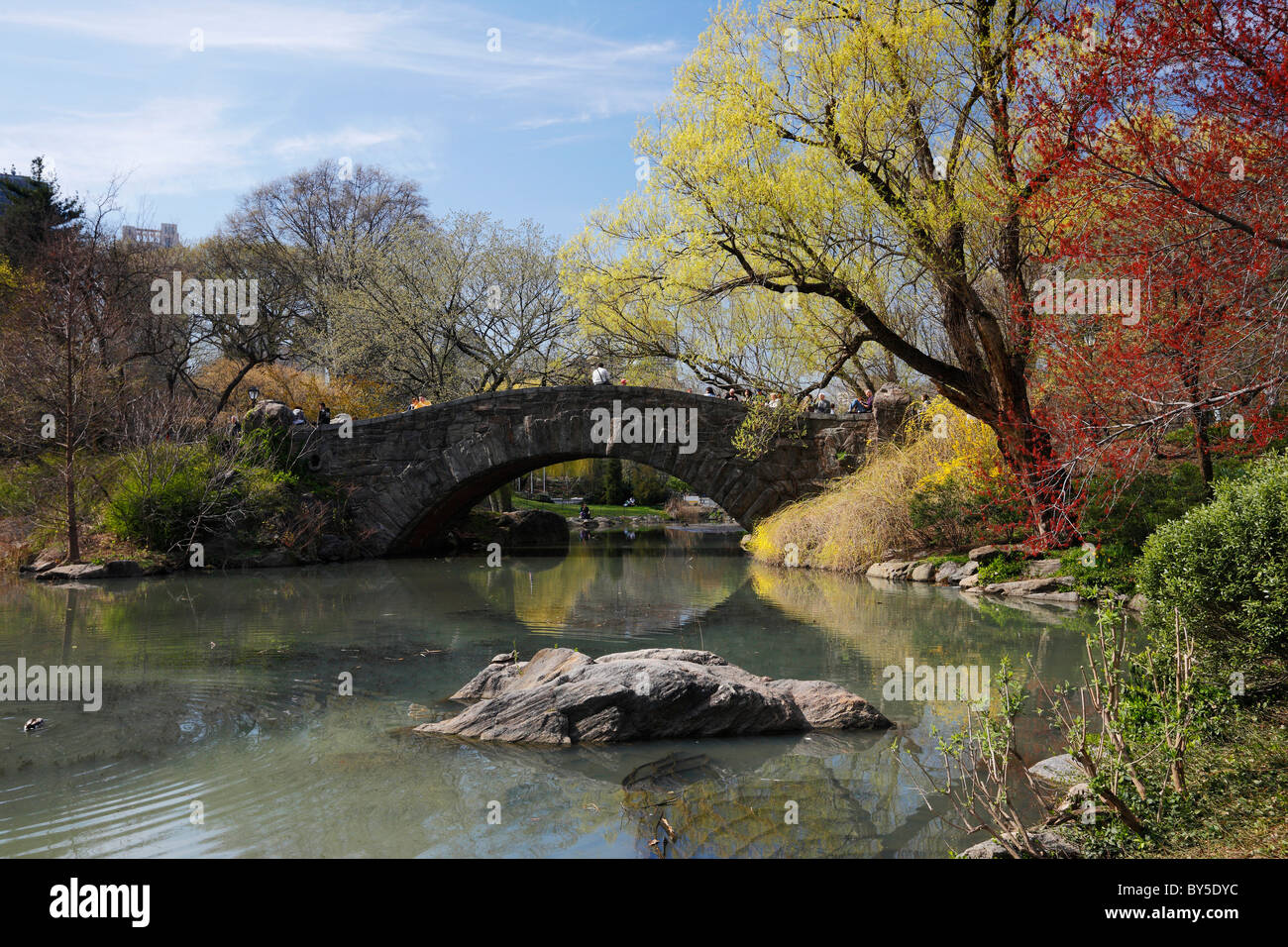 Gapstow, Bridge, Central Park, New York, Manhattan Stock Photo - Alamy