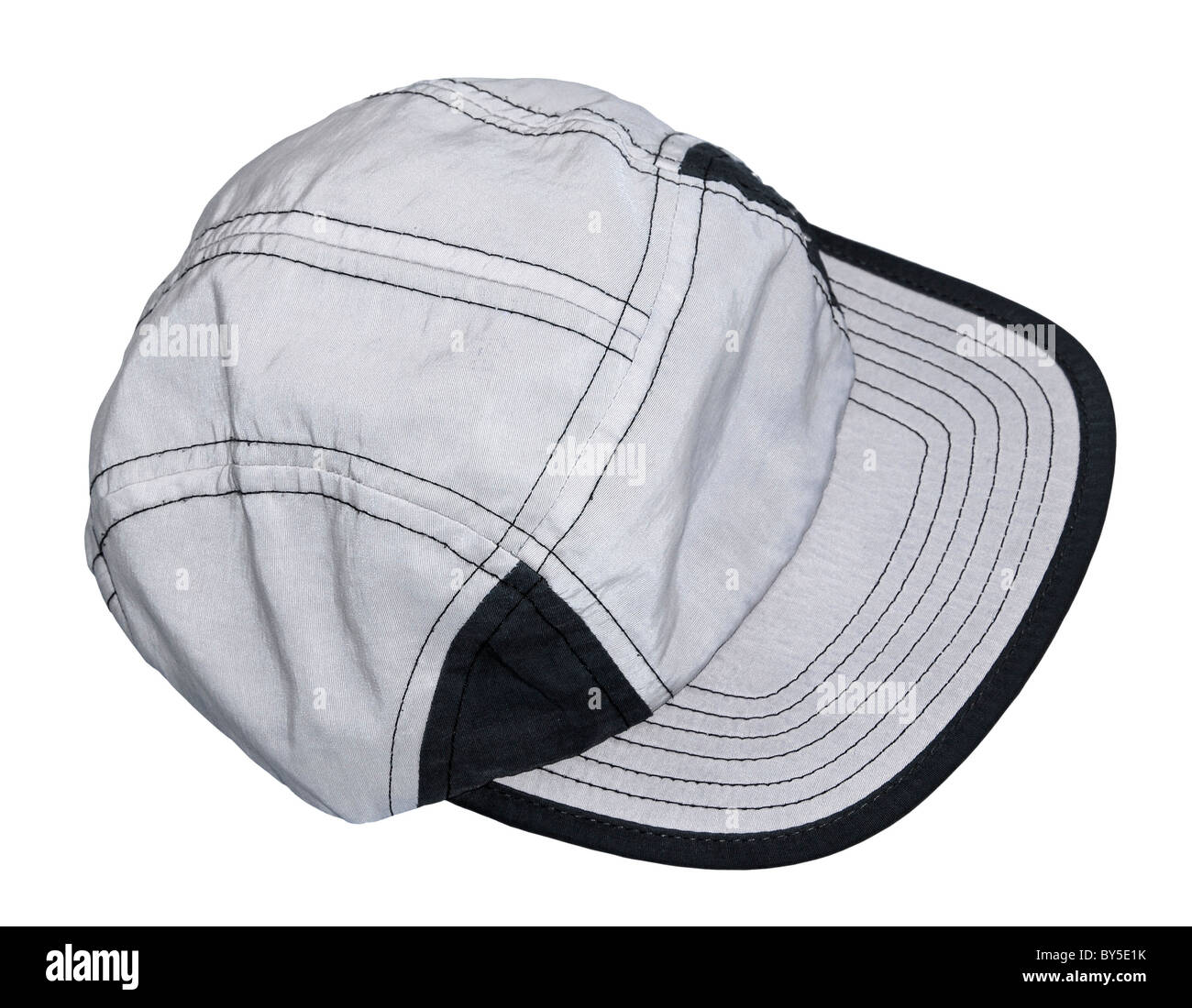 Cloth cap saw on top isolated on white background Stock Photo - Alamy