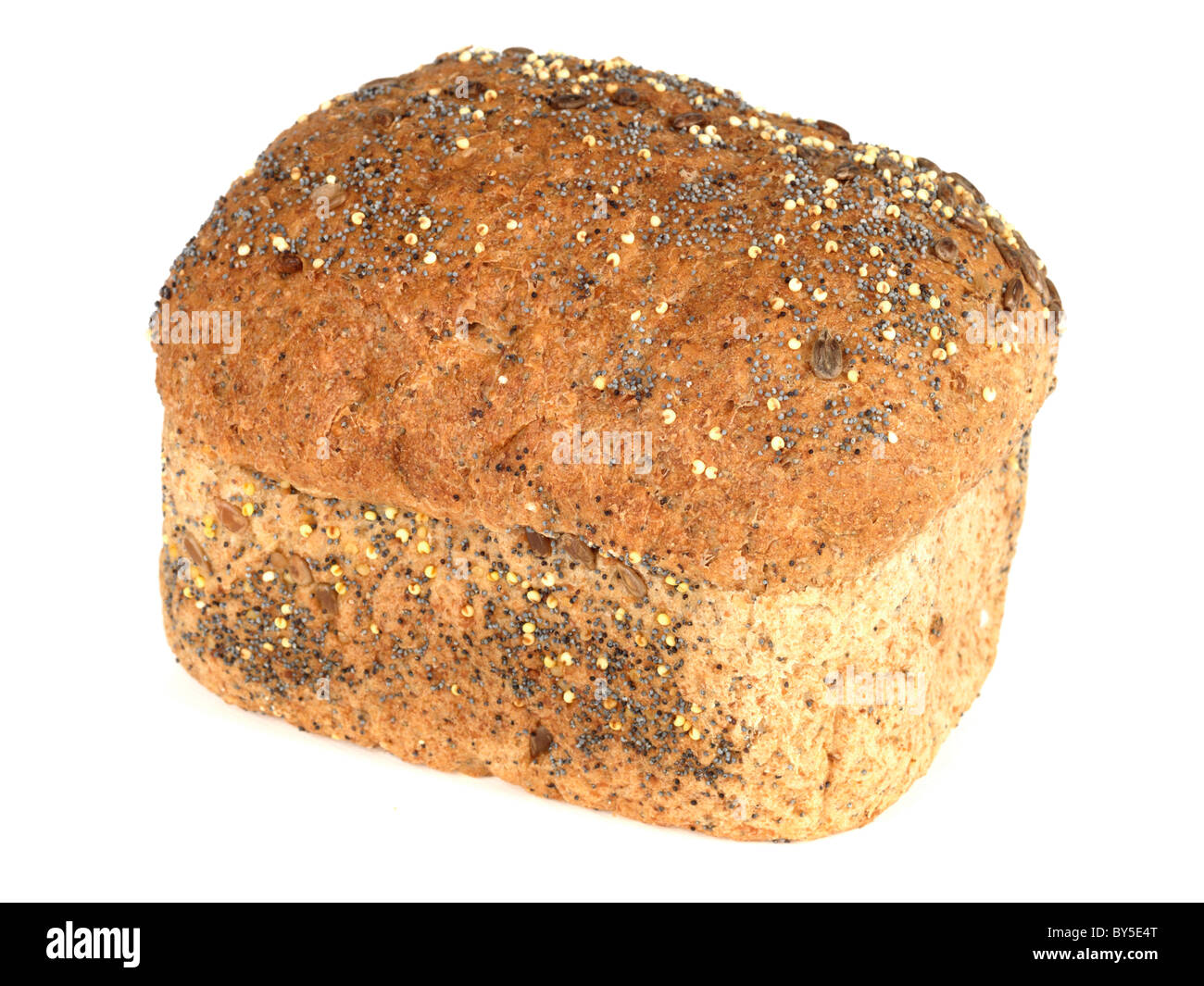 Seeded loaf brown bread baked farmhouse organic hi-res stock ...