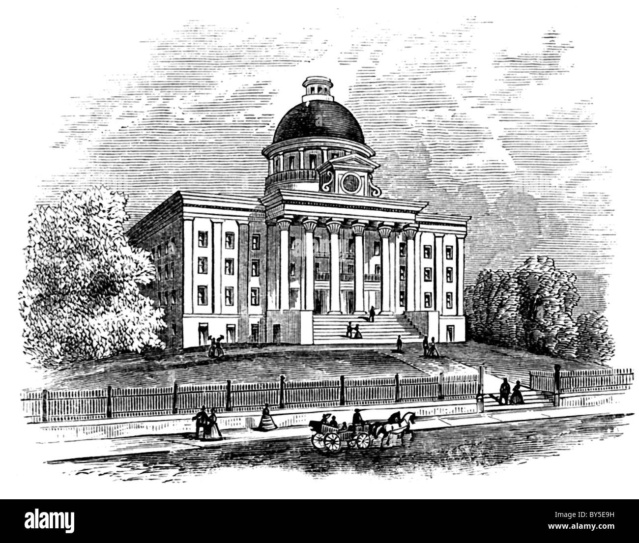 Georgia secession convention of 1861 hi-res stock photography and ...