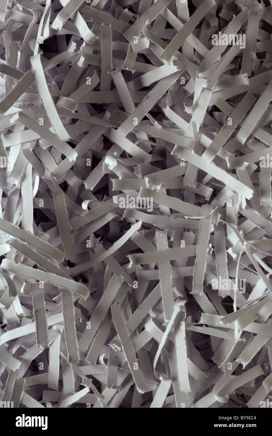 close up detail image of shredded paper Stock Photo - Alamy