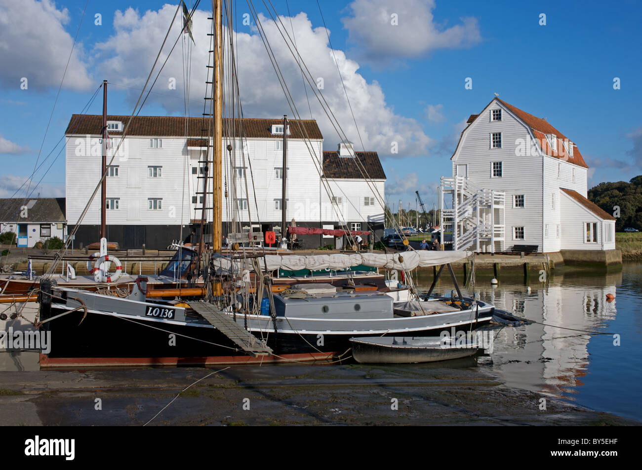 Woodbridge tide mill and waterfront, Suffolk, England Stock Photo - Alamy