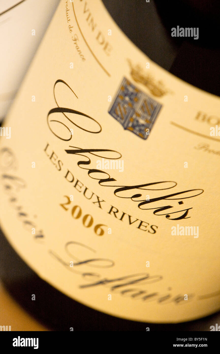 Bourgogne wine label hi-res stock photography and images - Alamy