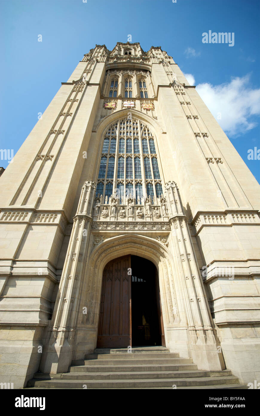 Wills Memorial Building Bristol UK Entrance Stock Photo - Alamy