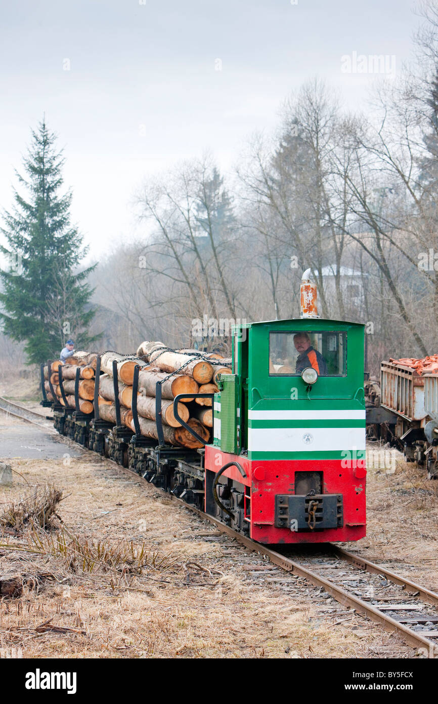 Goods train motor locomotive ciernohronska hi-res stock photography and ...
