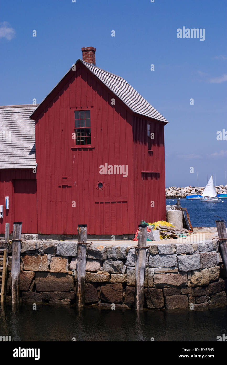 Rockport's Motif Number One is an important landmark for the town Stock ...