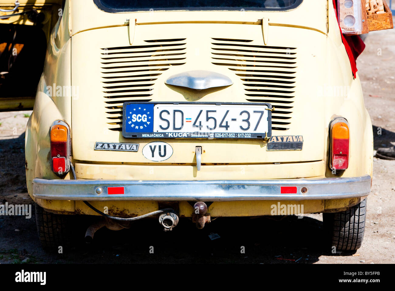 detail of car, Serbia Stock Photo - Alamy