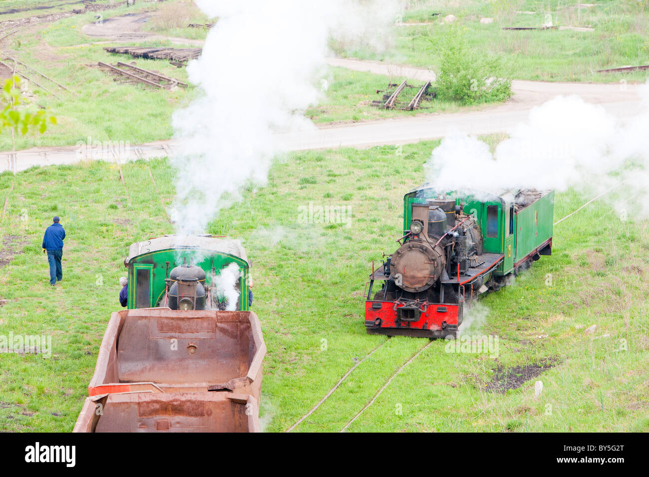 Steam freight trains hi-res stock photography and images - Alamy