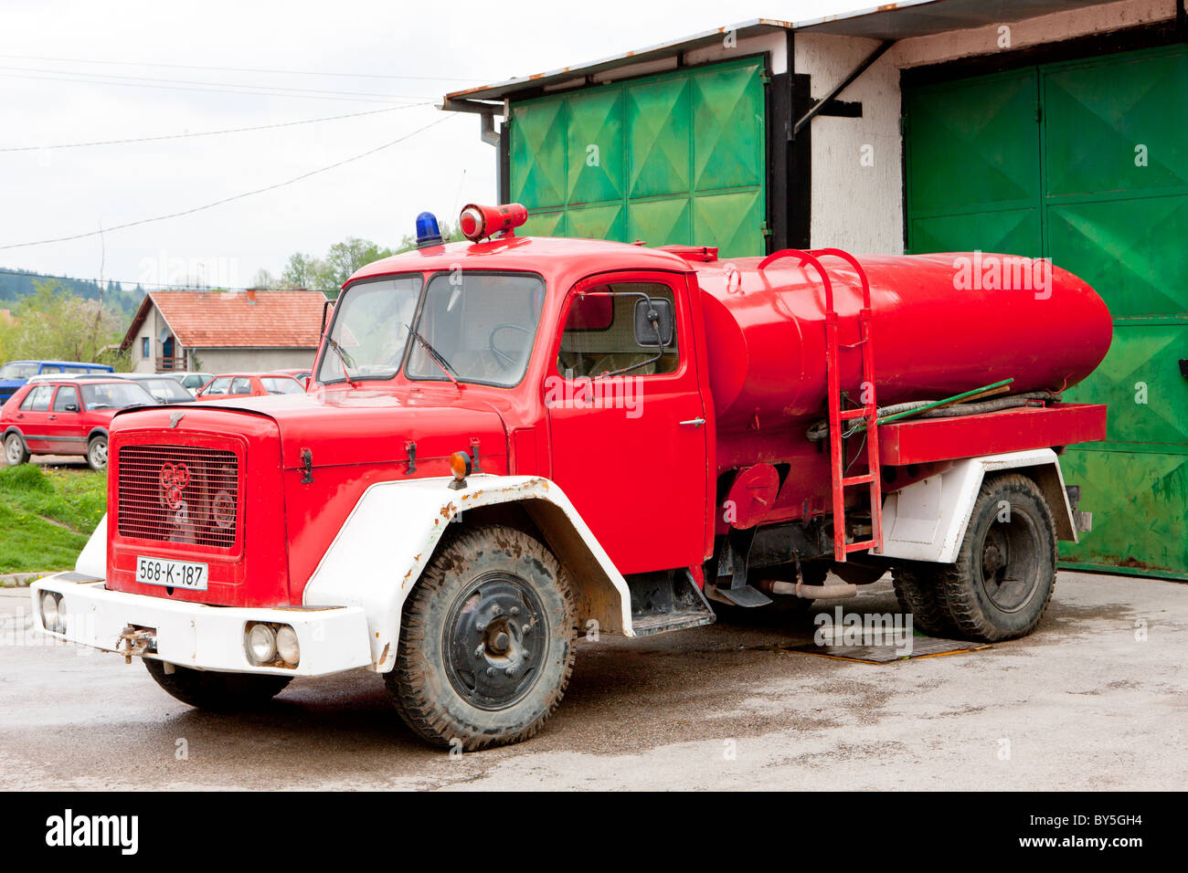 fire engine, Bosnia and Hercegovina Stock Photo - Alamy
