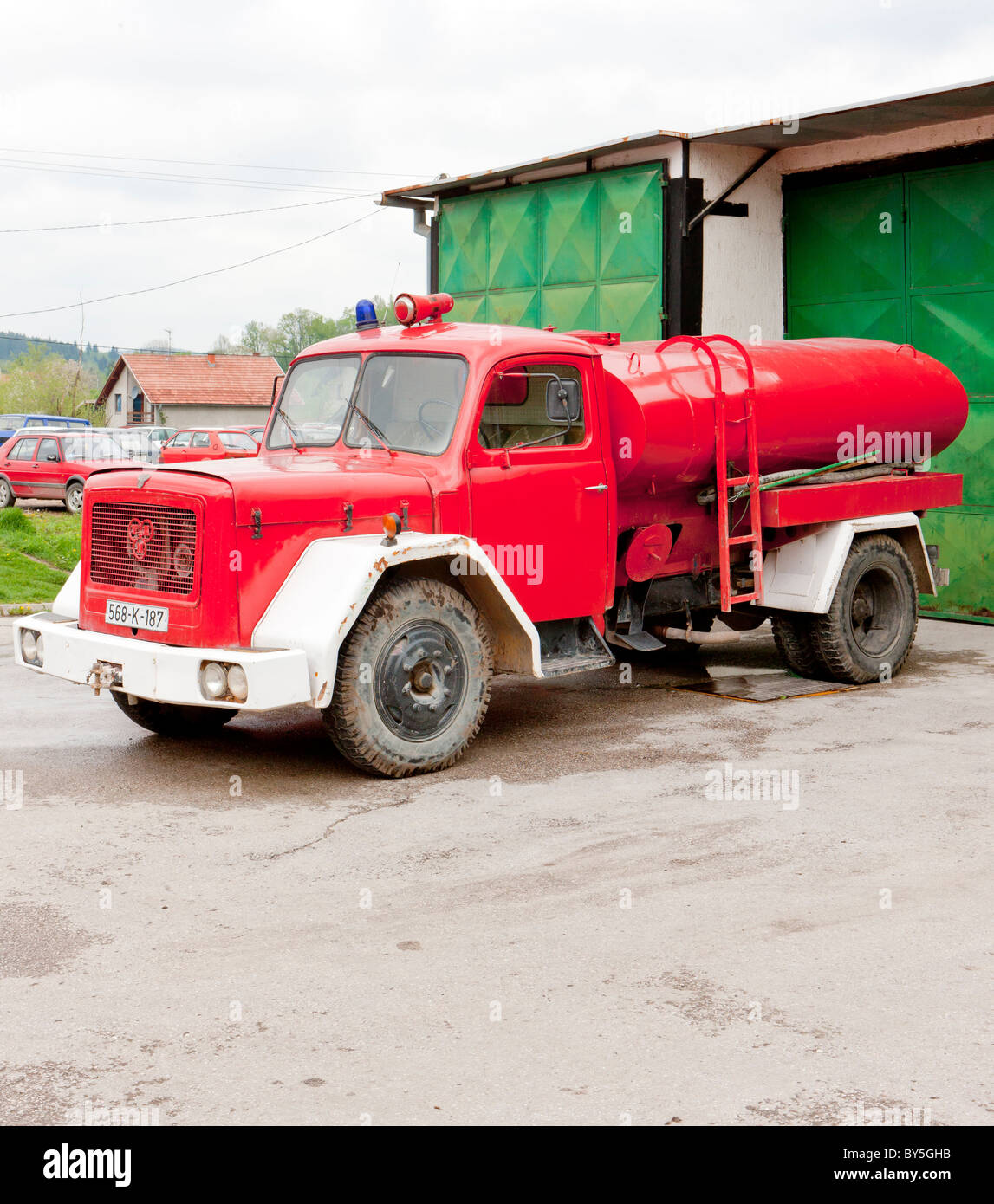 fire engine, Bosnia and Hercegovina Stock Photo - Alamy