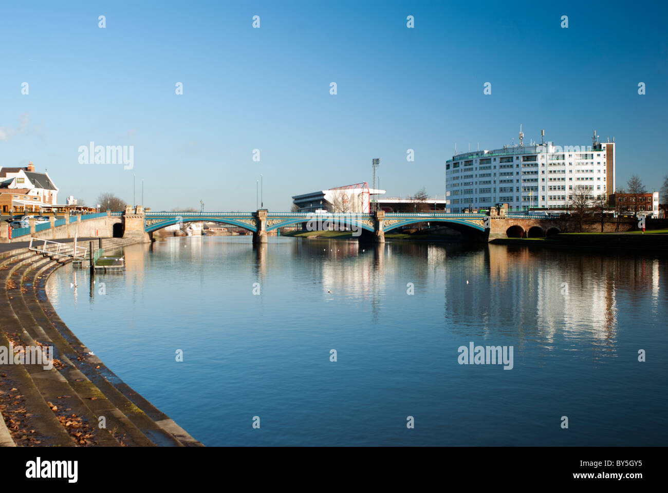 Trent Bridge, River Trent, Nottingham, England, UK Stock Photo - Alamy