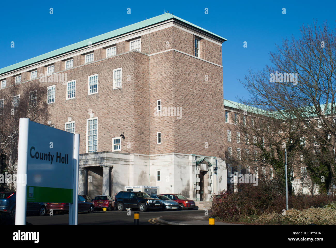 Nottinghamshire County Hall, West Bridgeford, Nottingham, England, UK ...