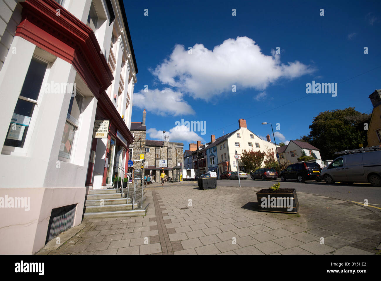 Cardigan Ceredigion Wales UK Town Street Stock Photo - Alamy
