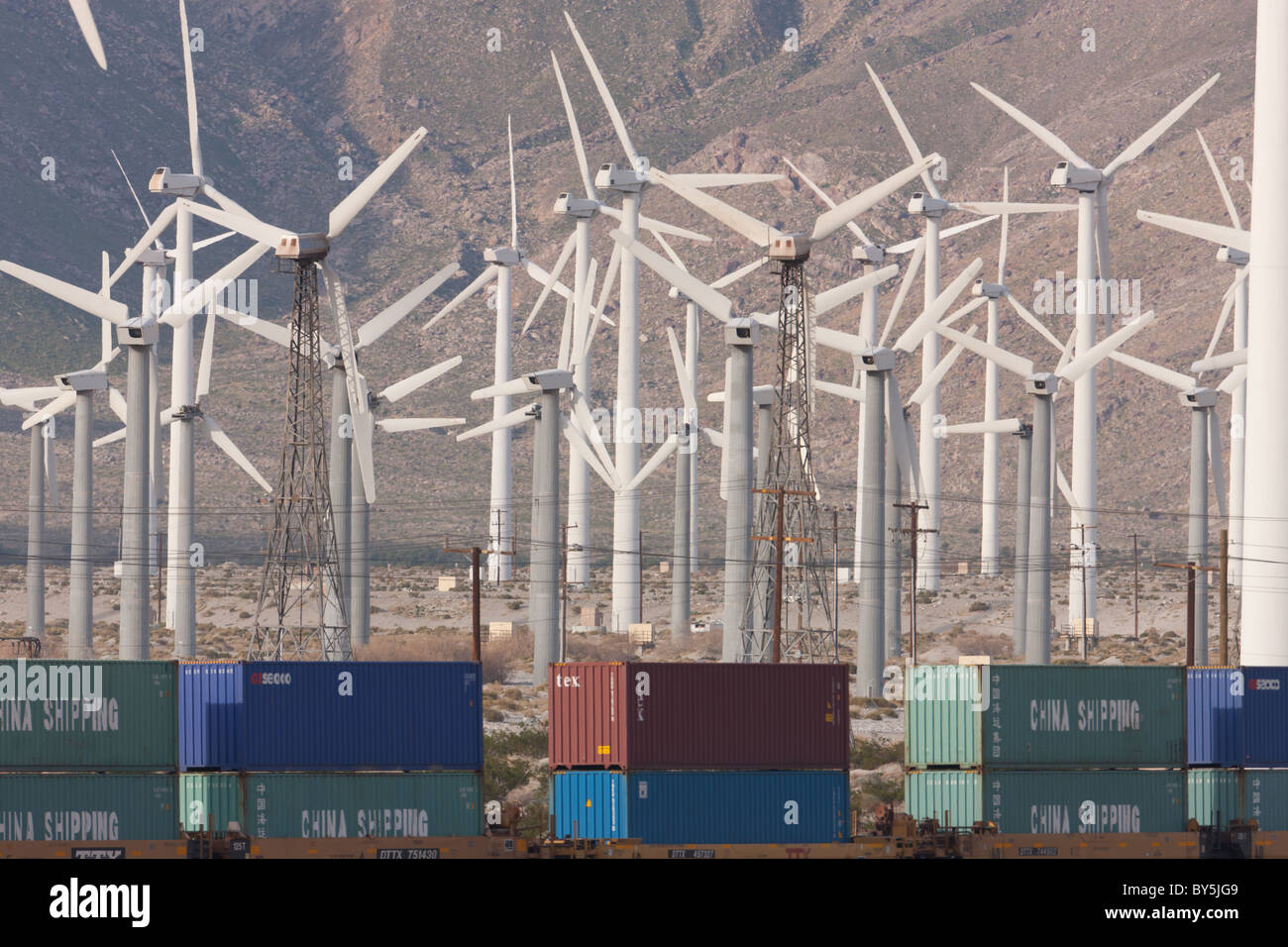 Union pacific double stack container train hi-res stock photography and images - Alamy