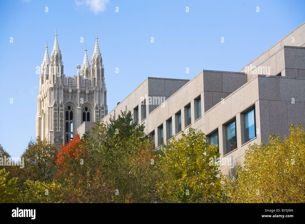 Boston college campus chestnut hill hi-res stock photography and images - Alamy