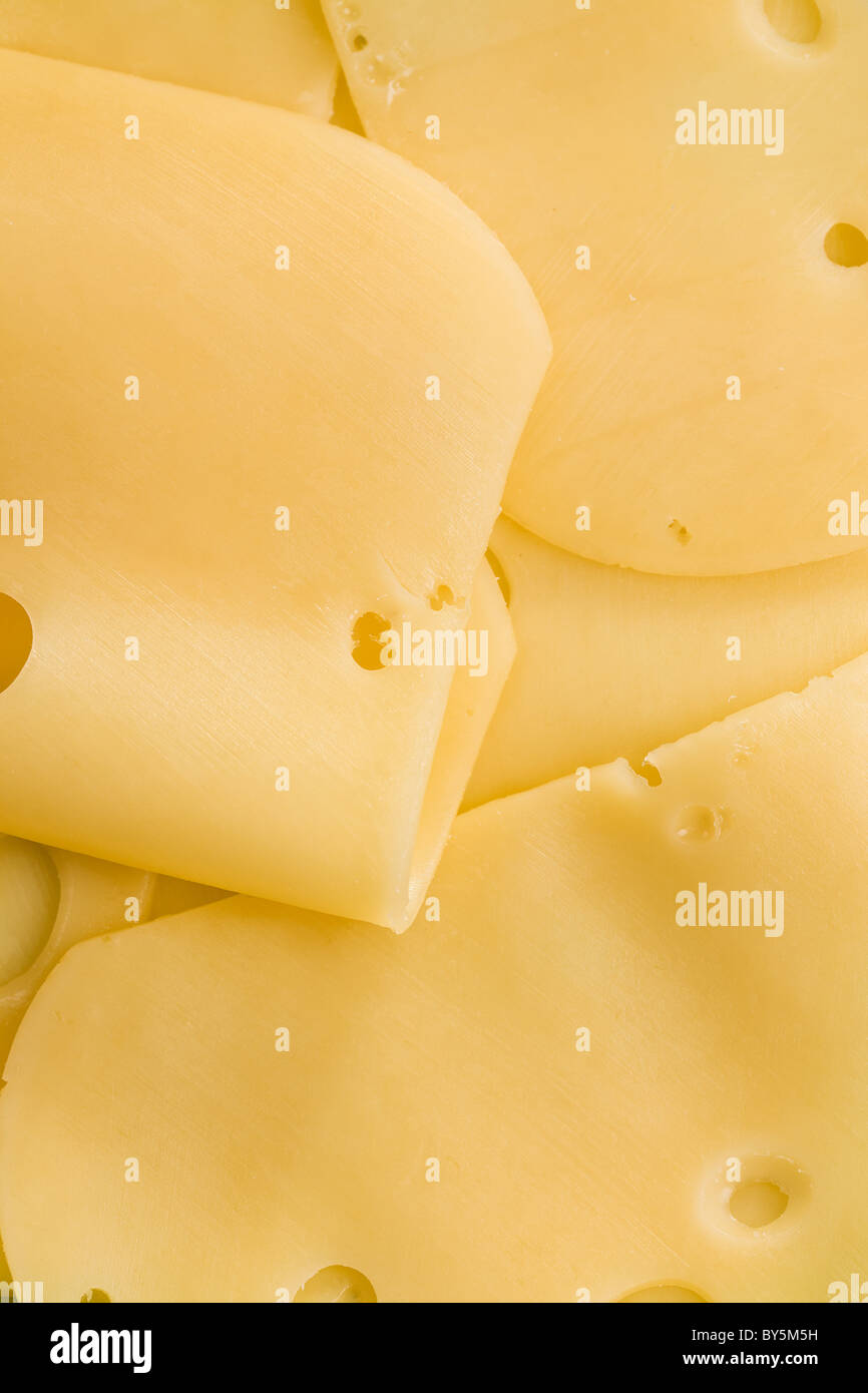 tasty slices cheese Stock Photo - Alamy