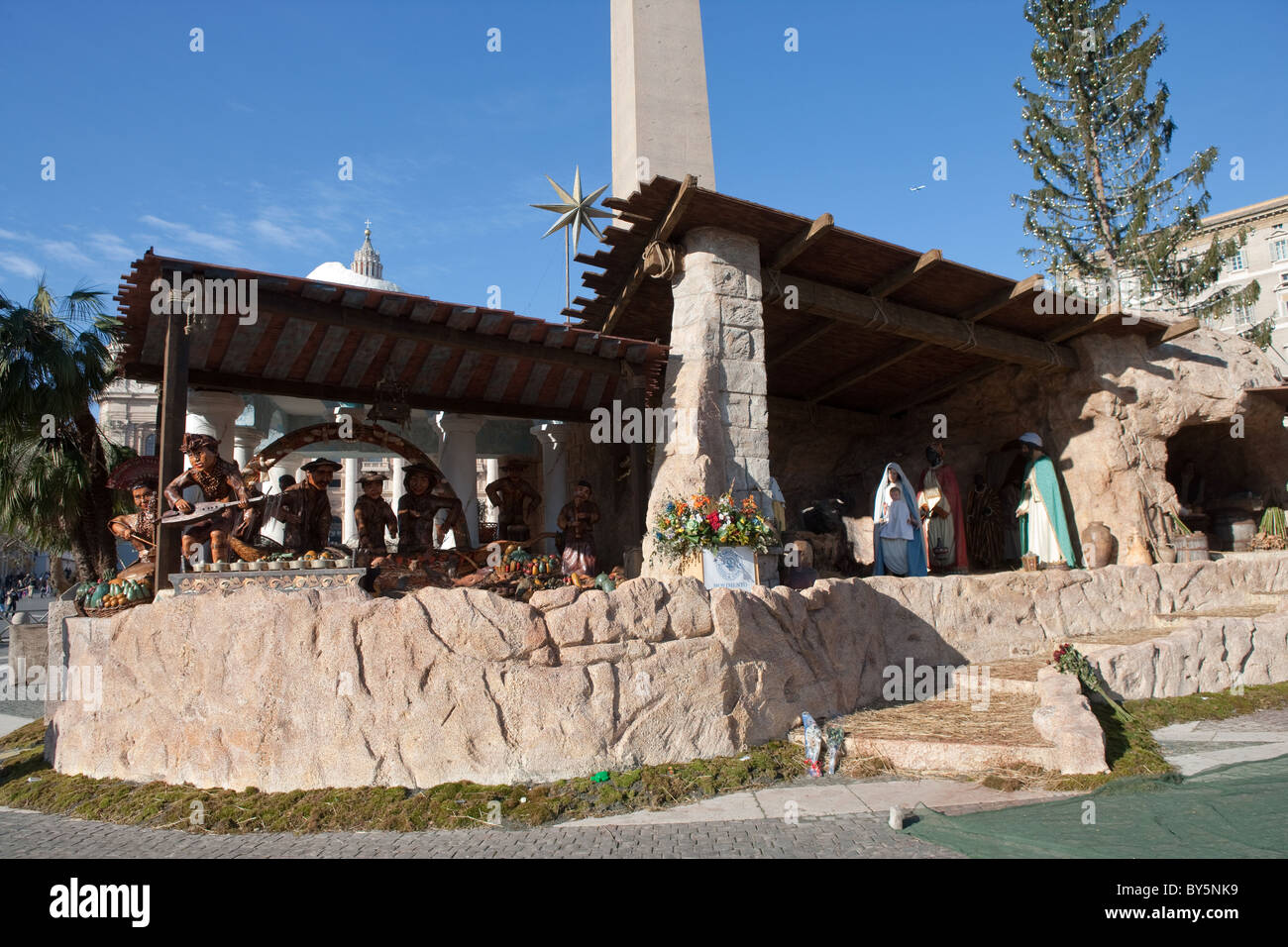 Christmas crib rome hi-res stock photography and images - Alamy