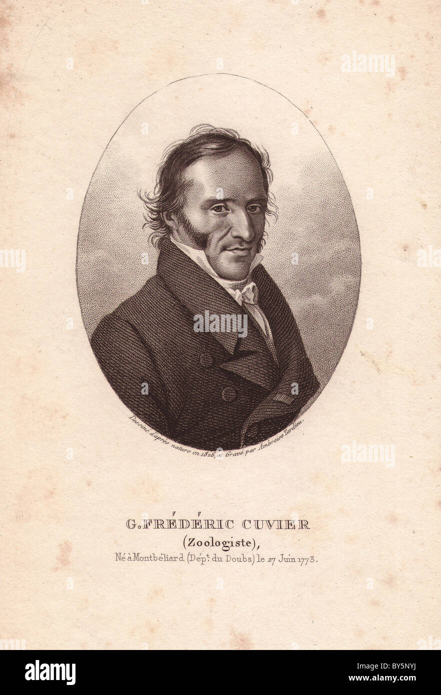 Frederic Cuvier (17731838), French natural historian and scientist ...