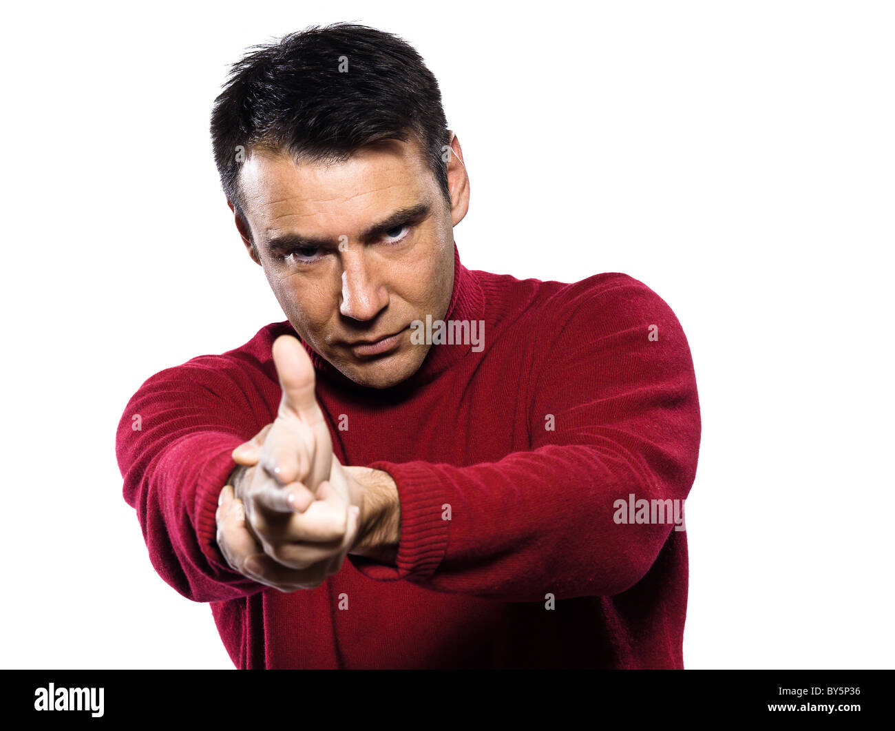 Man and gun hi-res stock photography and images - Alamy