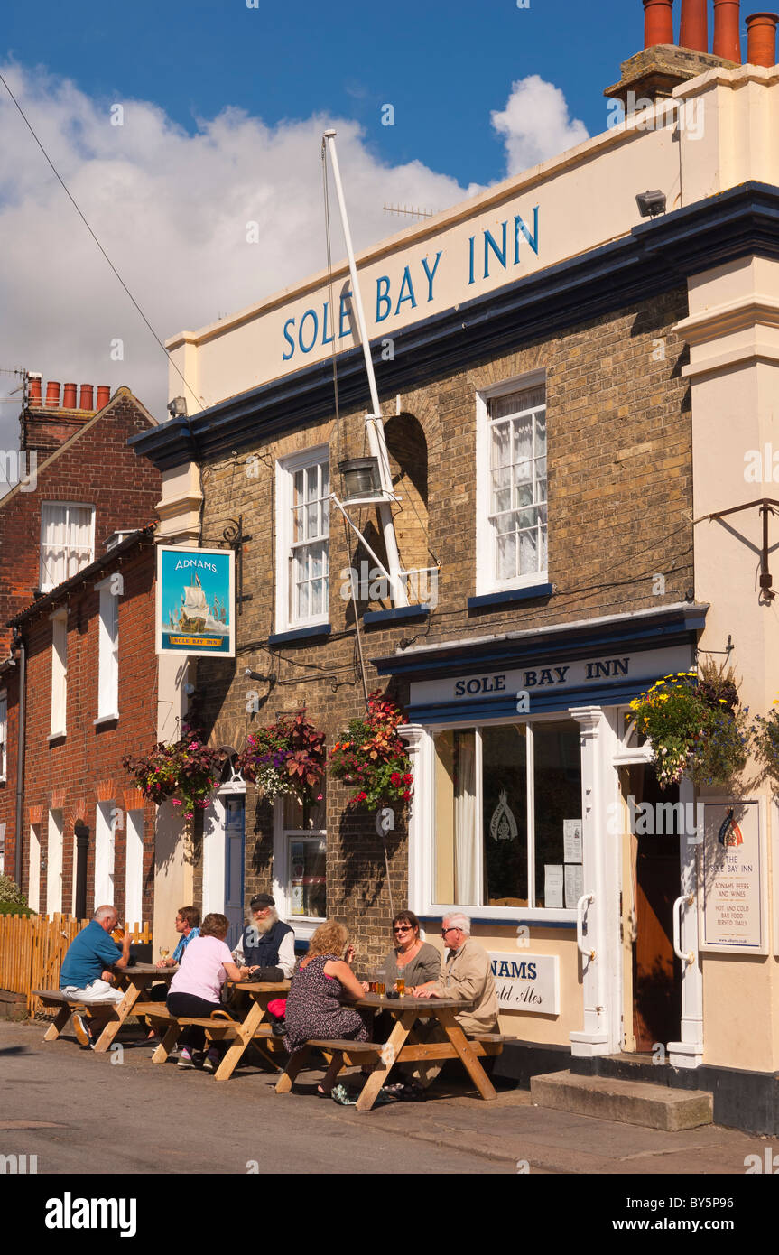 The Sole Bay Inn pub in Southwold , Suffolk , England , Britain , Uk ...