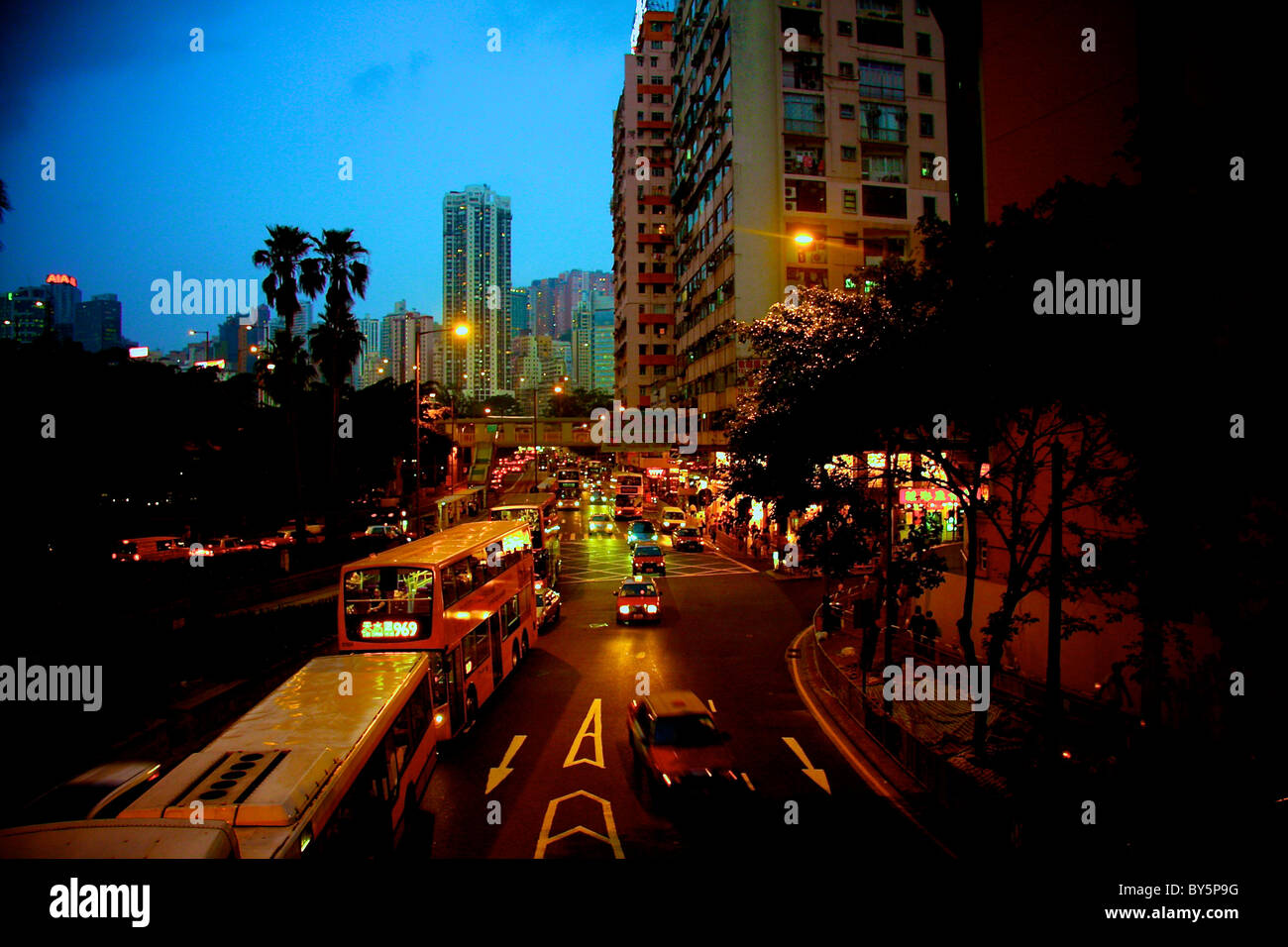hong kong road Stock Photo - Alamy