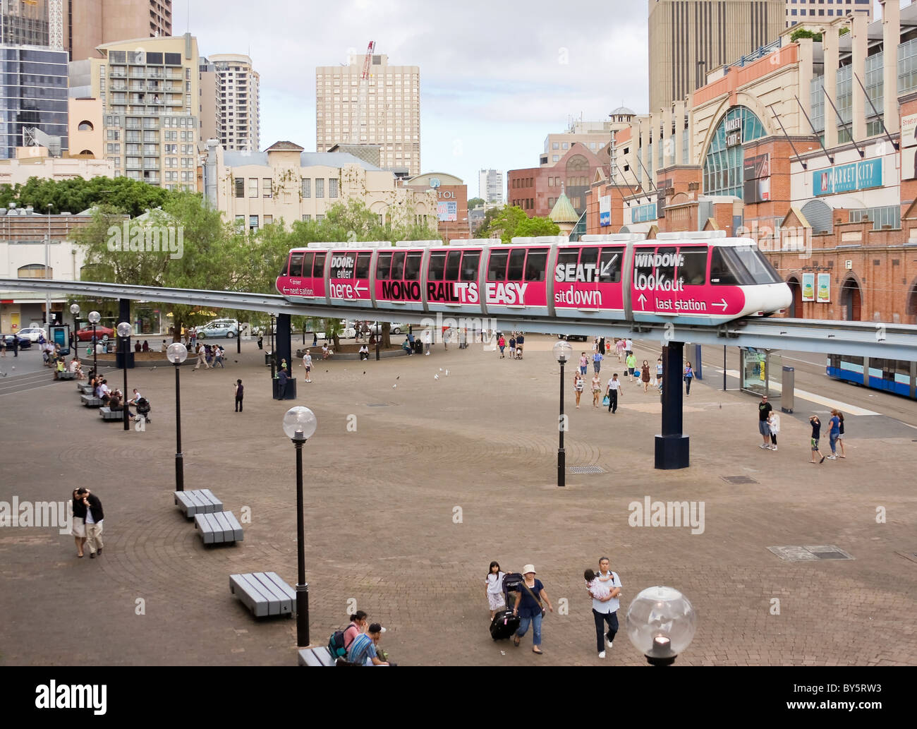 Sydney monorail hi-res stock photography and images - Alamy