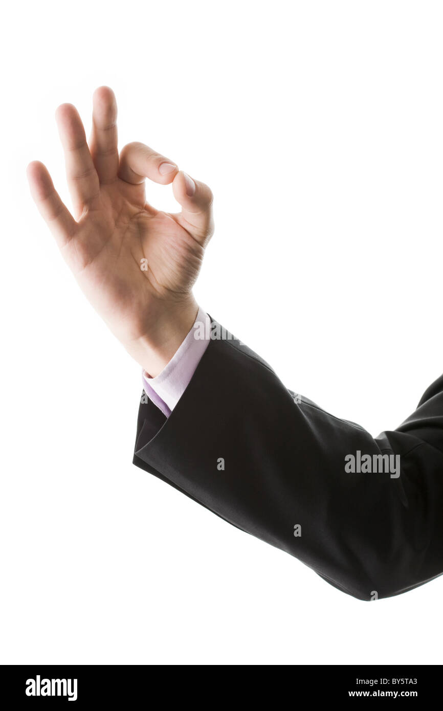 Sign signal hand successful Cut Out Stock Images & Pictures - Alamy