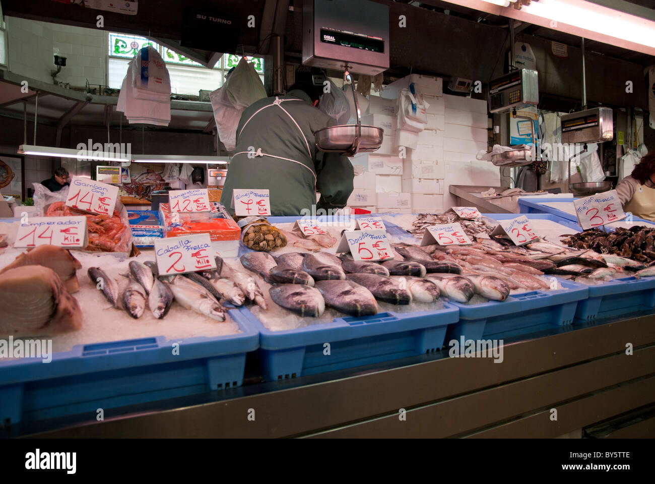 The fish market valencia hi-res stock photography and images - Alamy