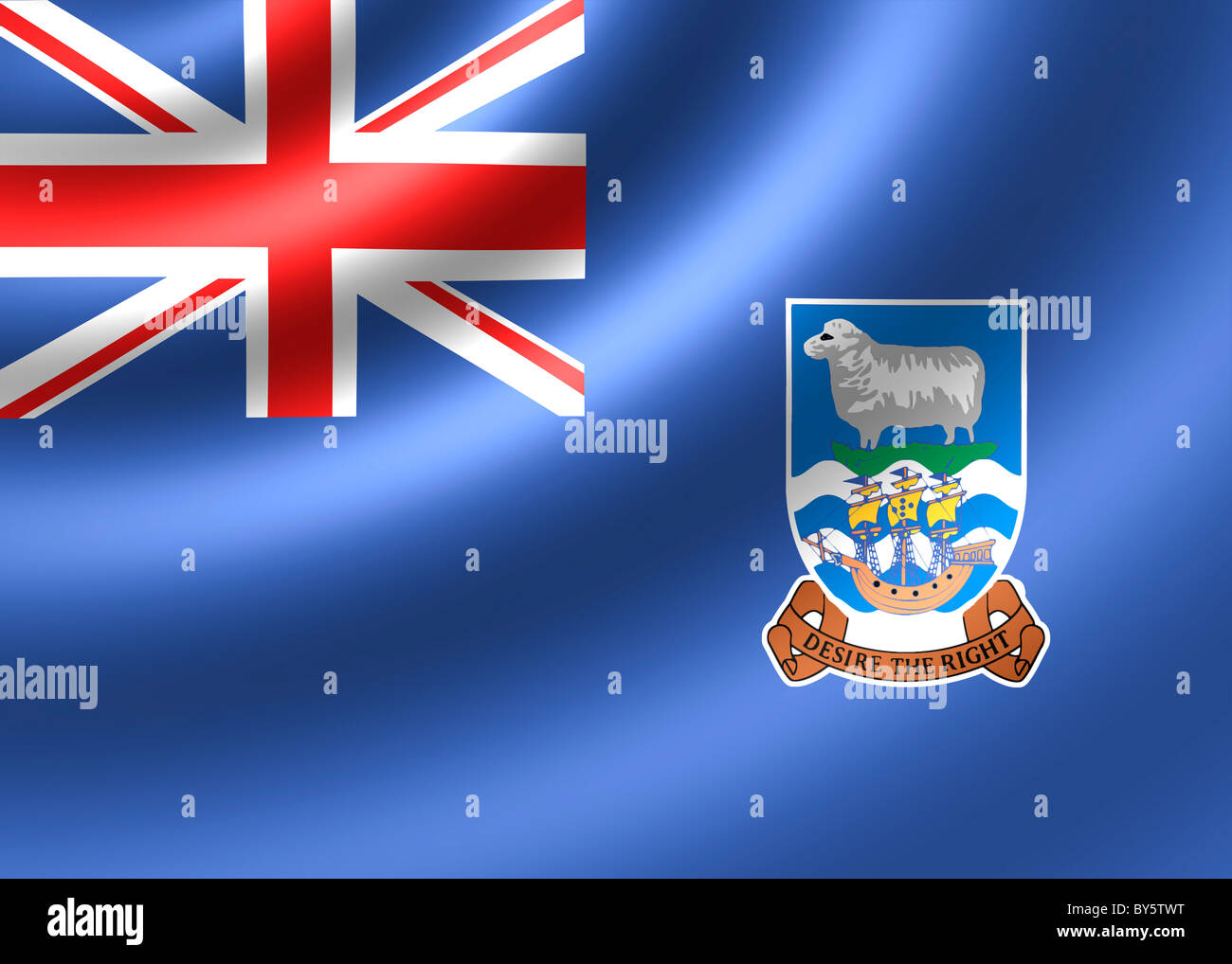 Falkland islands flag hi-res stock photography and images - Alamy