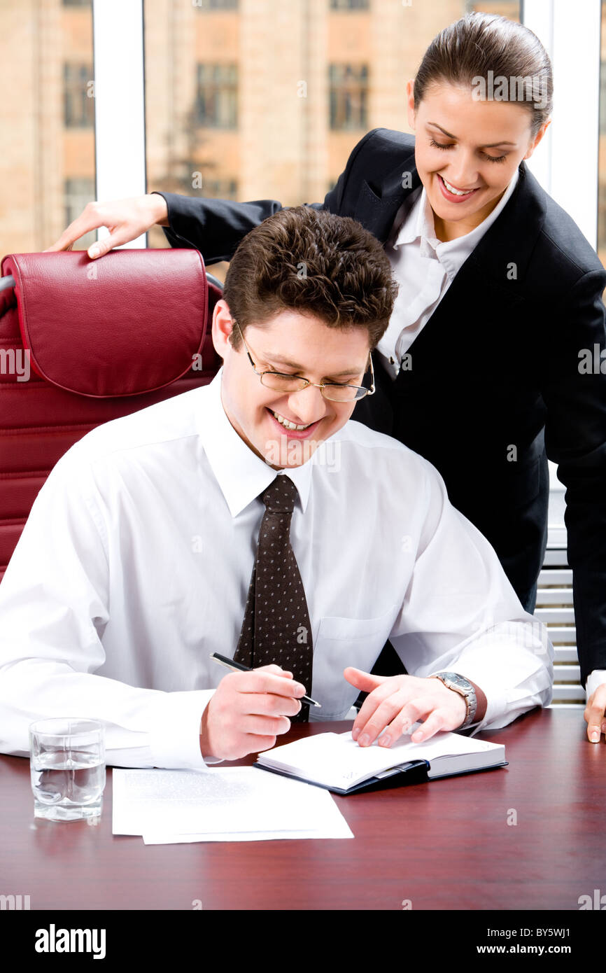Secretary boss male power hi-res stock photography and images - Alamy