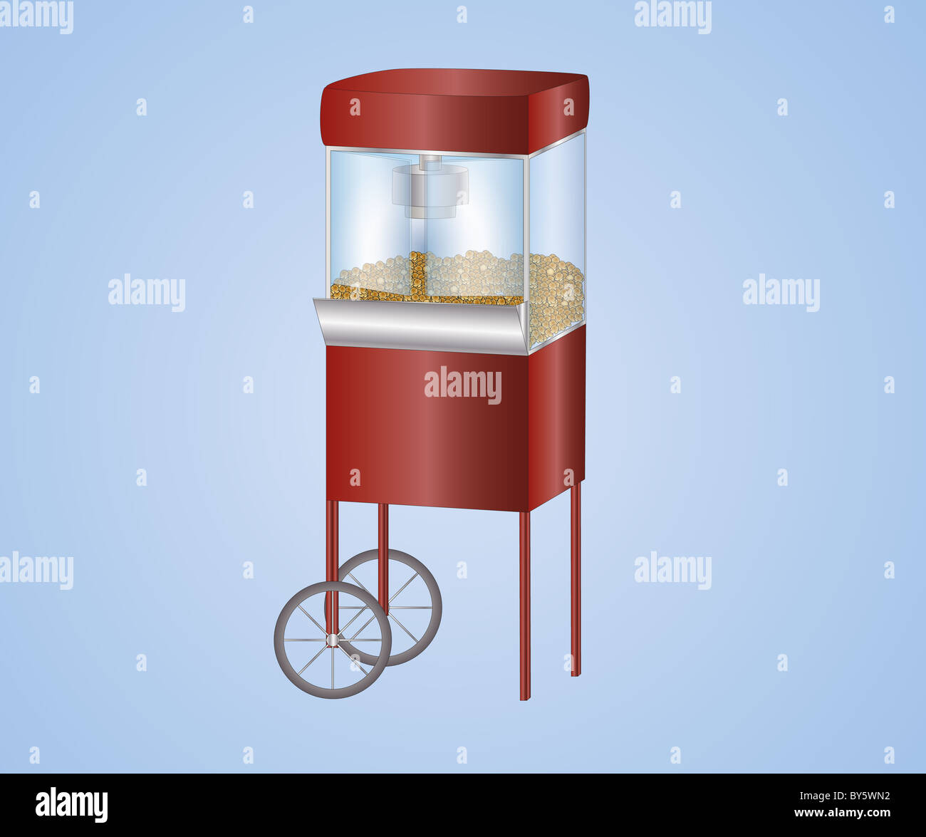 Old fashioned popcorn machine hi-res stock photography and images - Alamy