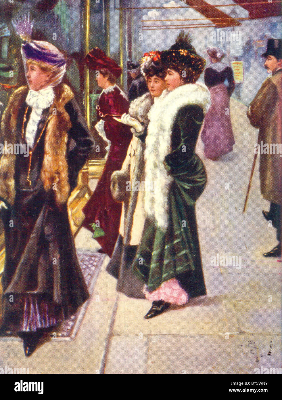 Town Life in Bond Street Stock Photo - Alamy