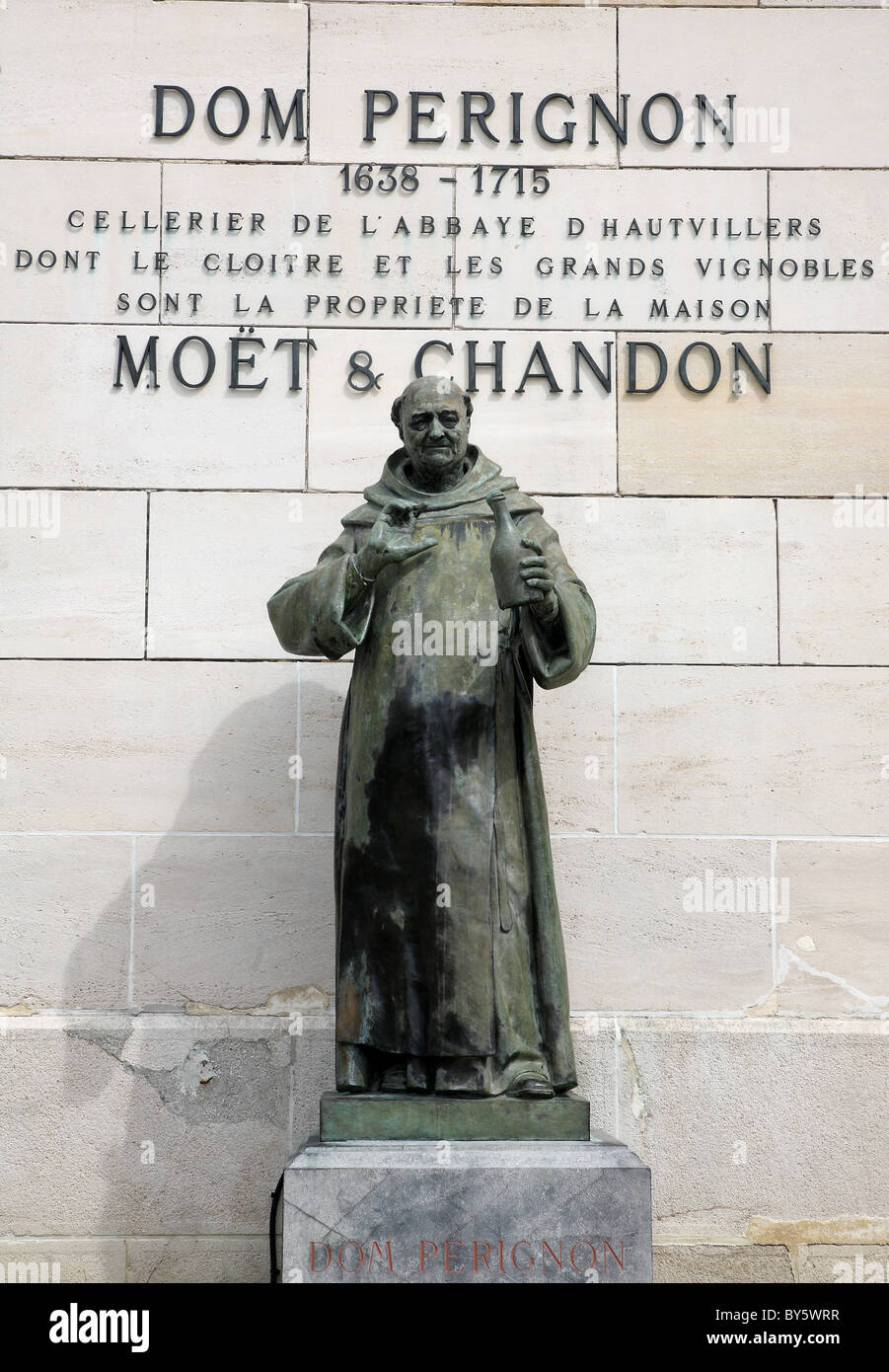 Dom Perignon Statue Stock Photos & Dom Perignon Statue Stock Images - Alamy