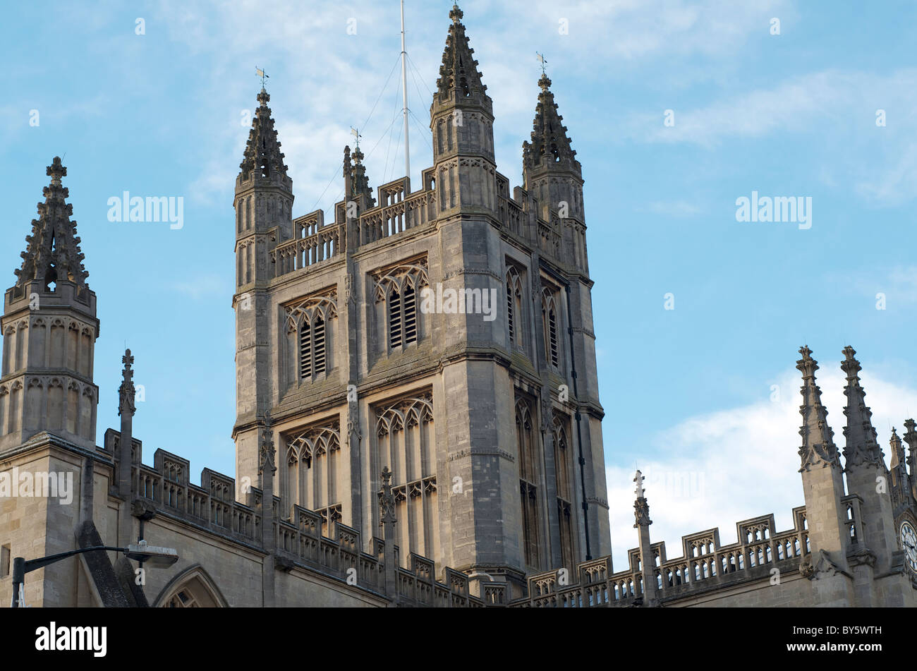Bath abbey stone statue hi-res stock photography and images - Alamy