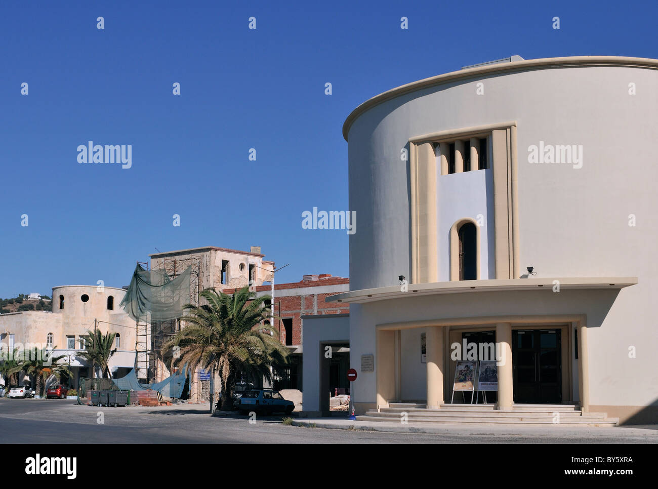 fascist architecture cinema in Lakki - Leros Island - Dodecanese ...