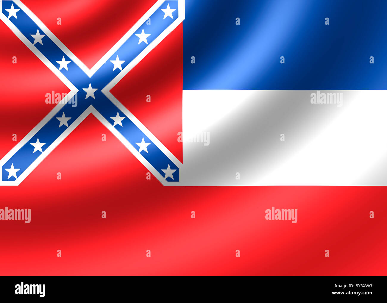 Mississippi flag hi-res stock photography and images - Alamy