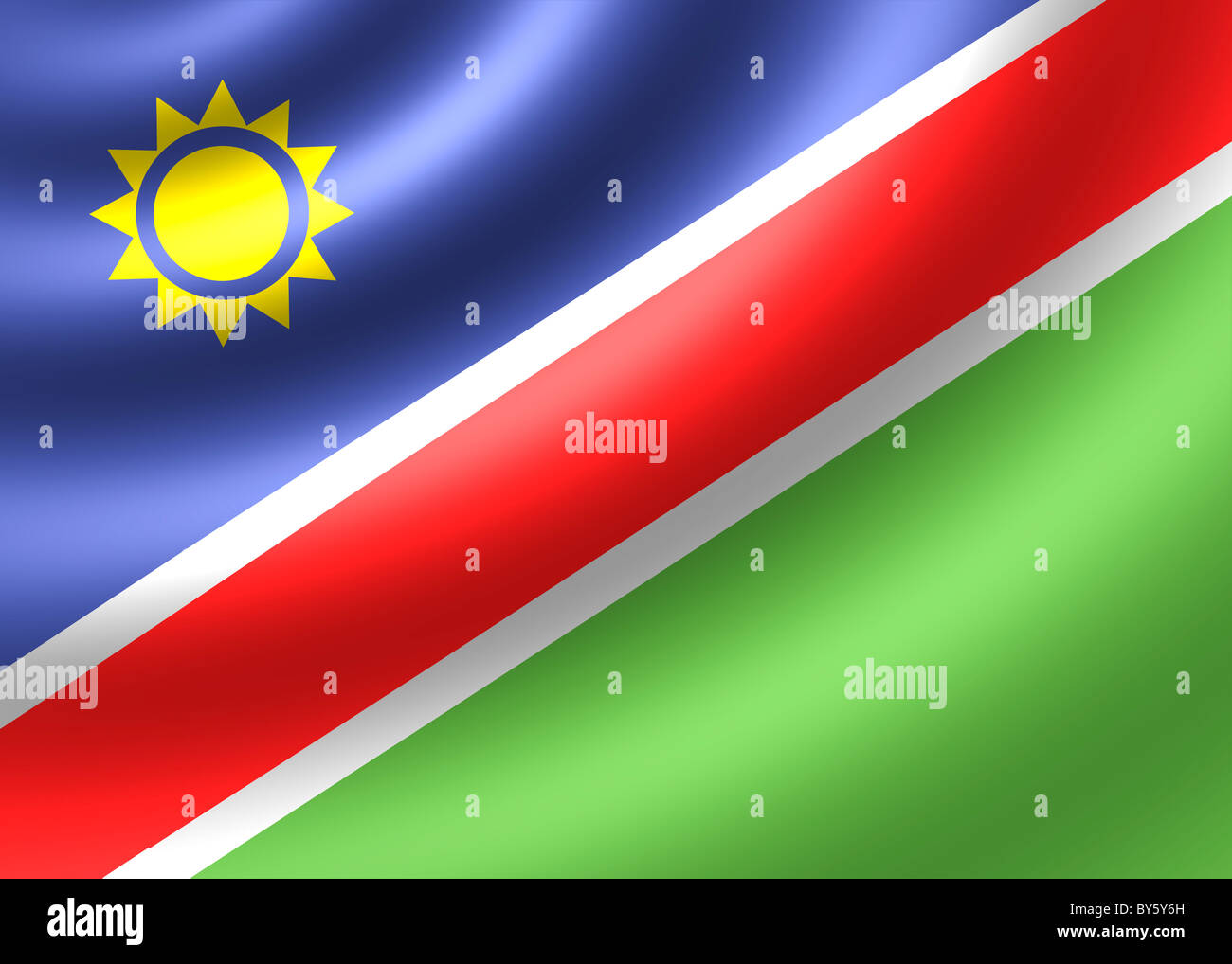 Namibia flag hi-res stock photography and images - Alamy