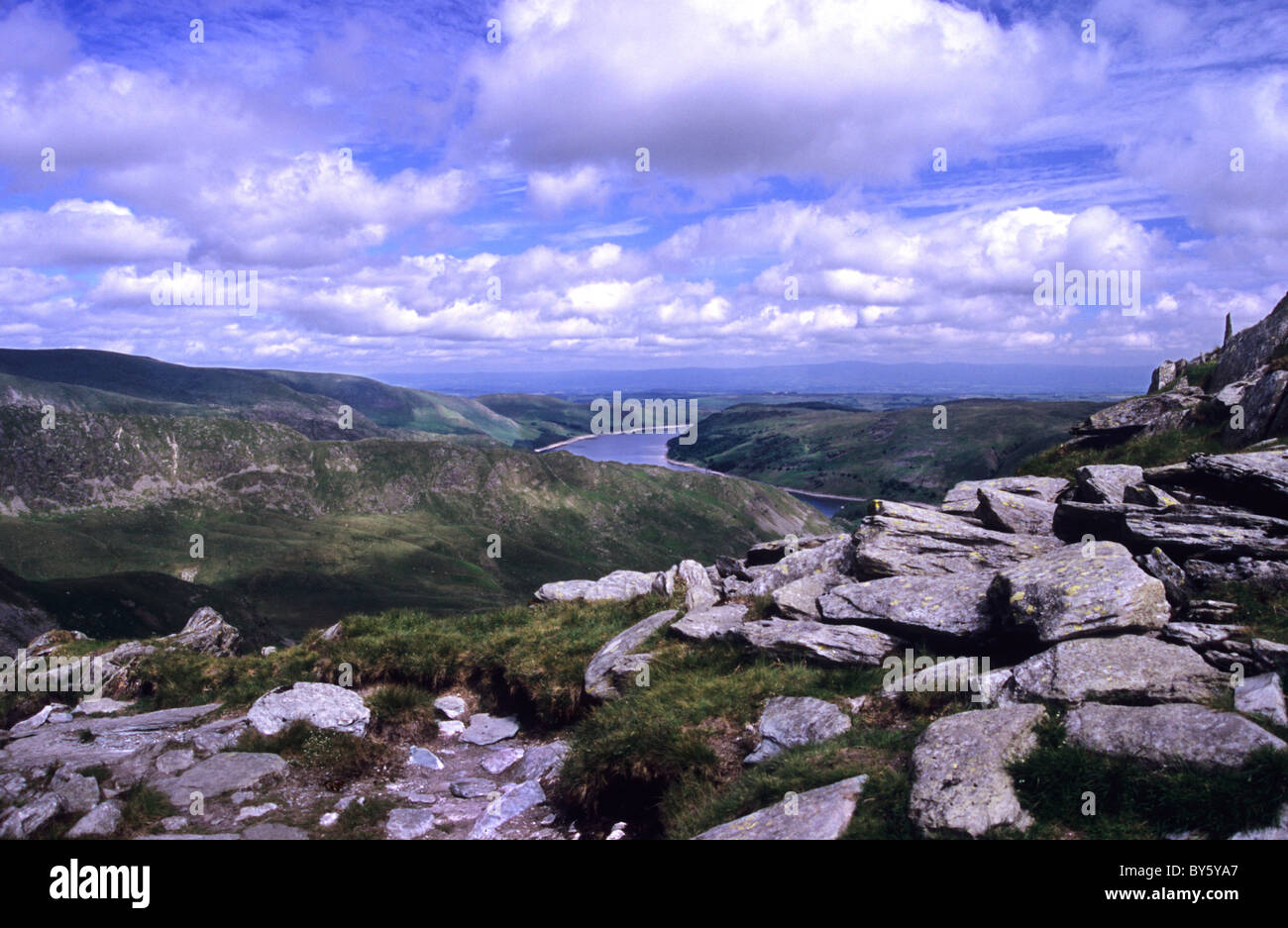 Haweswater Reservoir, from high on the fells. Wonderful scenery from up ...