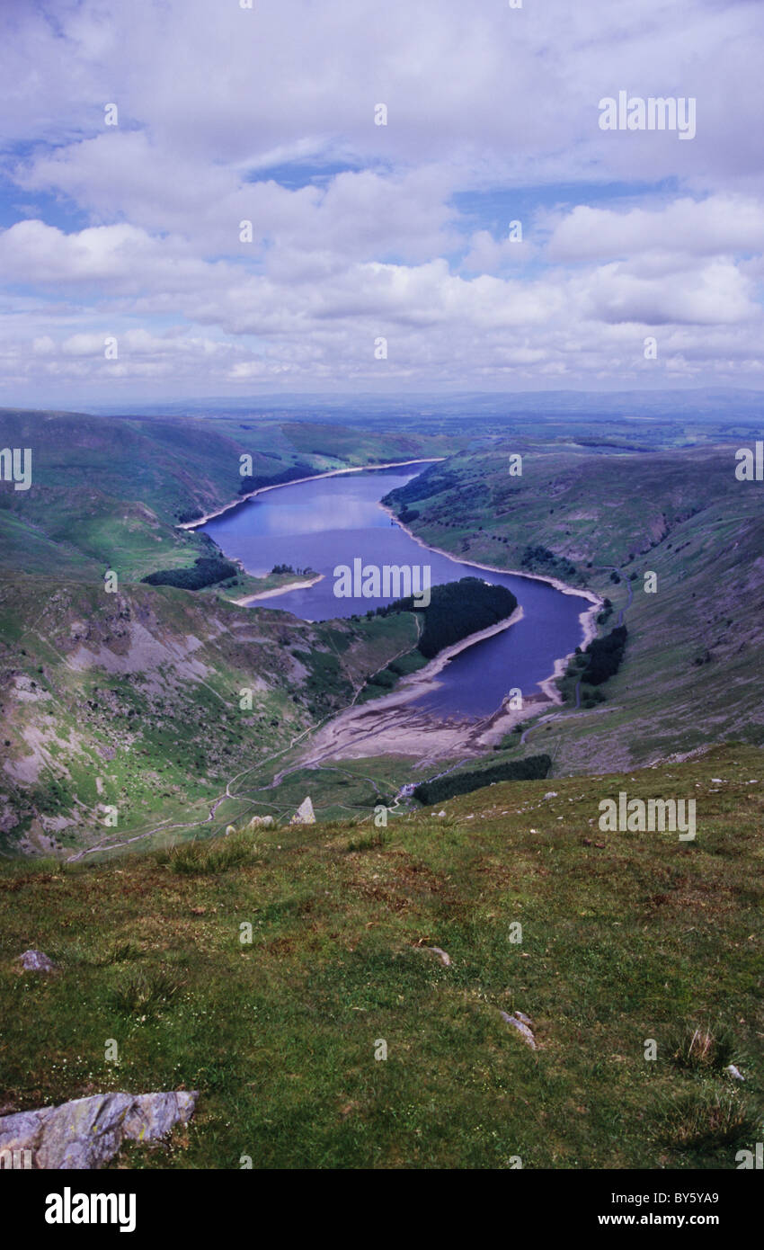 Haweswater Reservoir, from high on the fells. Wonderful scenery from up ...
